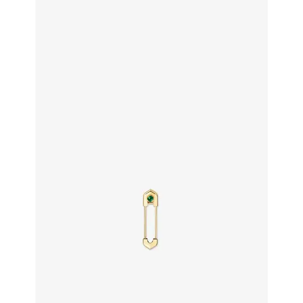 Cartier C De Aventurine Pin - Gold