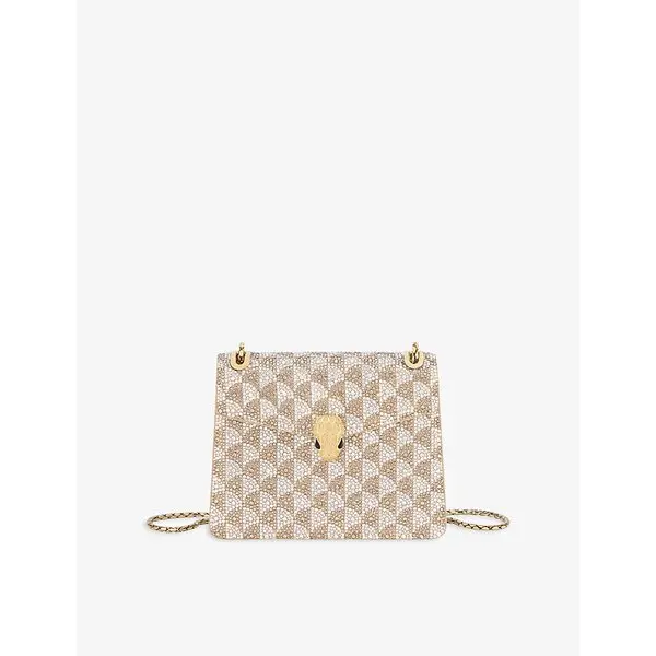 BVLGARI Serpenti Forever Day-to-night Small Shoulder Bag - Silver