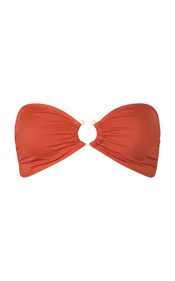 Johanna Ortiz Seawaters Bikini Top - Red