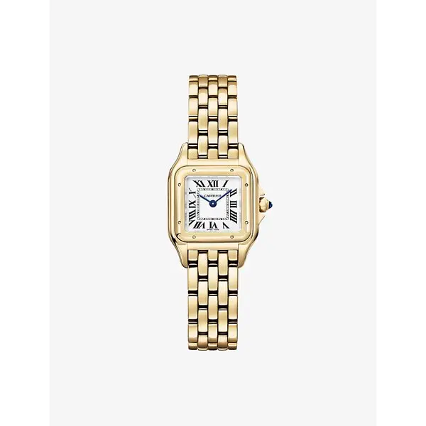 CARTIER Panthère De 18ct Yellow Quartz Watch - Gold