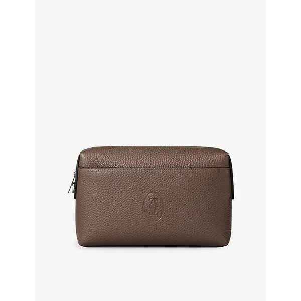 CARTIER Must De Leather Pouch - Pepper Grey