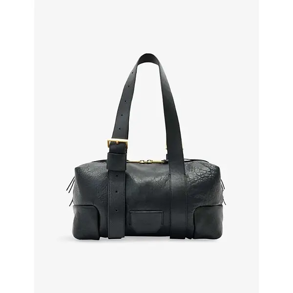 ALLSAINTS Ares Leather Shoulder Bag - Black