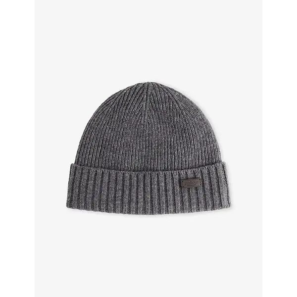 Barbour Carlton Wool-blend Beanie - Grey