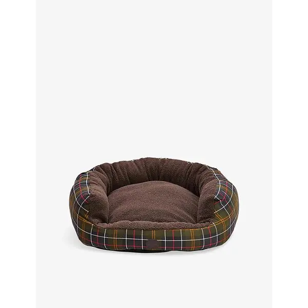 Barbour Snuggle Cotton Dog Bed 90cm - Classic Tartan
