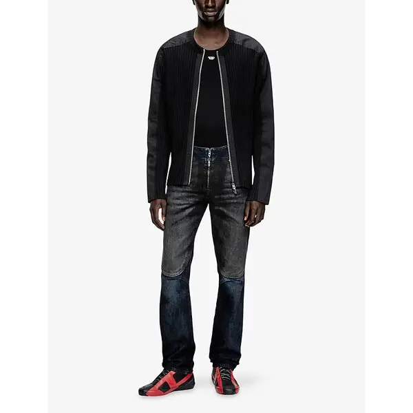 DIESEL® Cotton-knit Zip-up Cardigan - 900