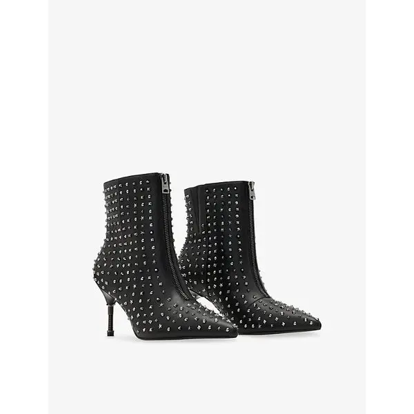 ALLSAINTS Natasha Studded Leather Ankle Boots