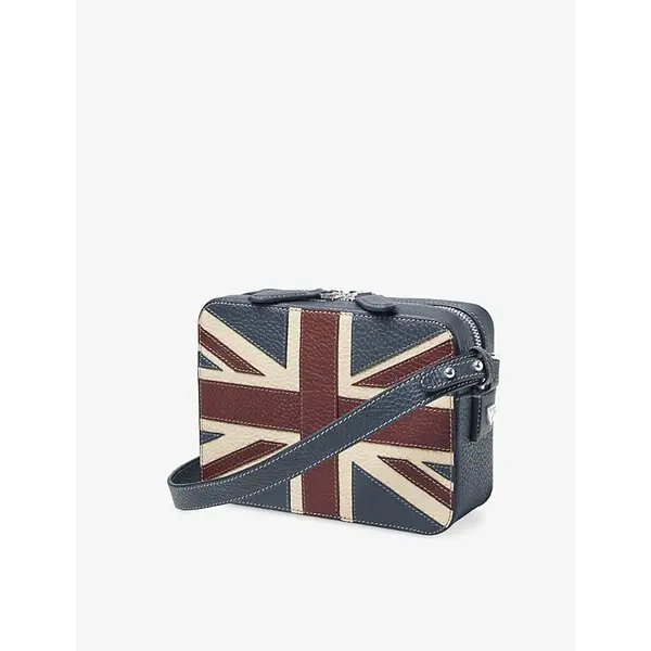 ASPINAL OF LONDON Union Jack Leather Camera Bag - Brit