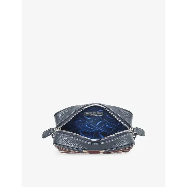 ASPINAL OF LONDON Union Jack Leather Camera Bag - Brit