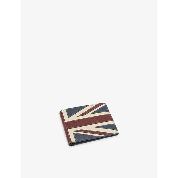 ASPINAL OF LONDON Union Jack Billfold Leather Wallet - Brit