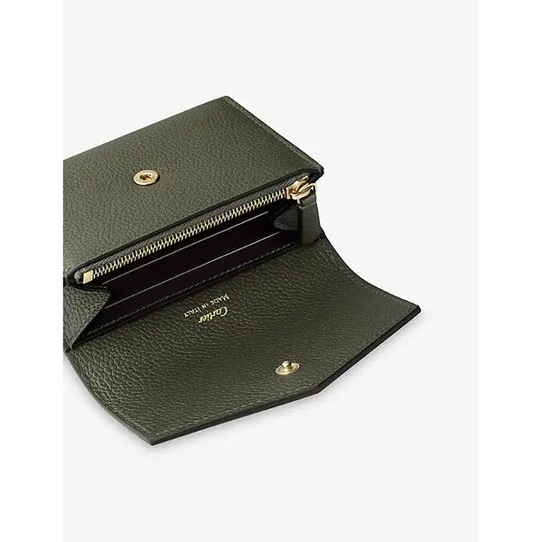 Cartier Panthère Graphique De Mini Leather Wallet - Green