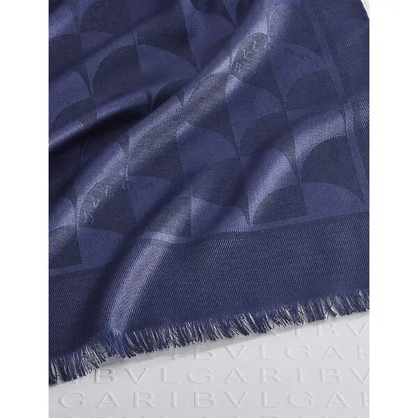BVLGARI Maxi Calla Silk Stole Scarf
