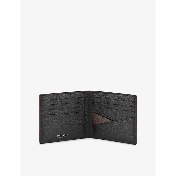 BVLGARI Hipster Leather Compact Wallet