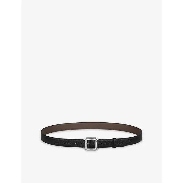 Cartier Santos De Leather Belt - Black