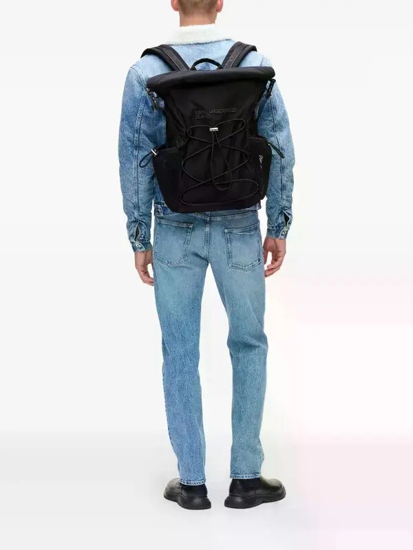Karl Lagerfeld Utility Roll-top Backpack