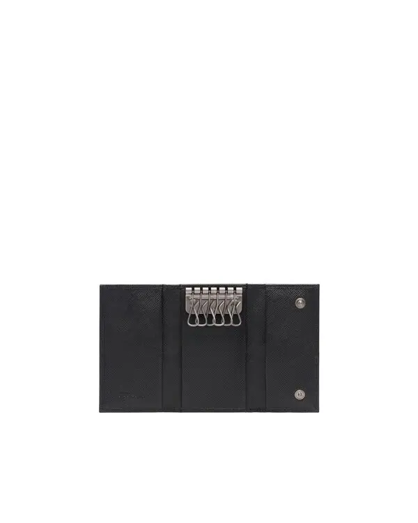 Prada Saffiano Leather Keychain