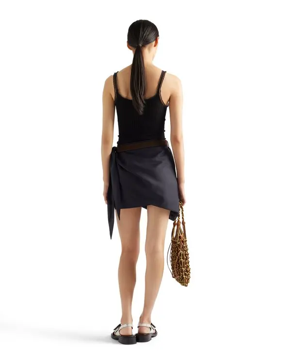 Prada Ribbed Knit Top