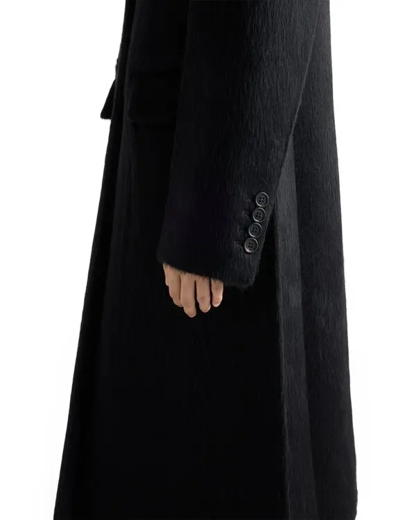 Prada Single-breasted Velour Coat