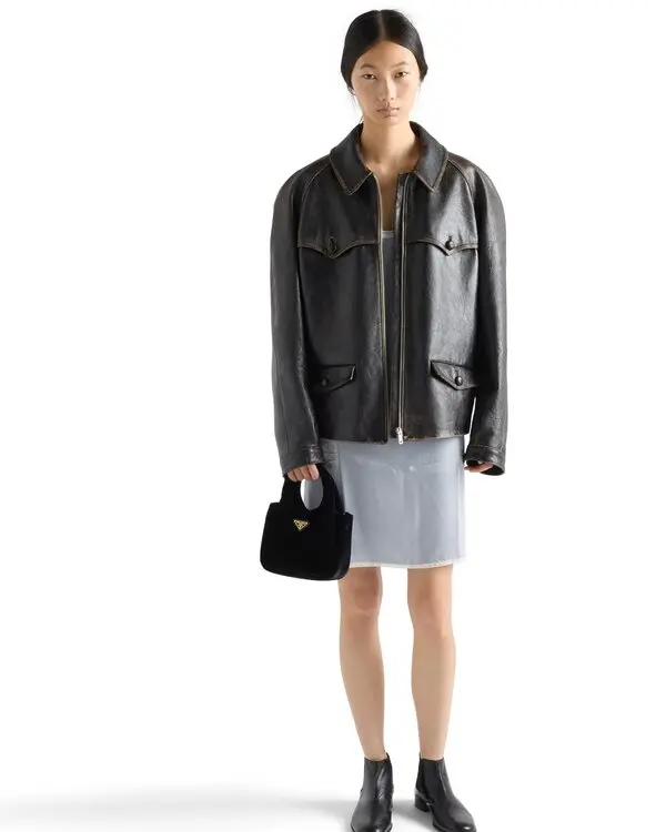 Prada Padded Velvet Mini Handbag