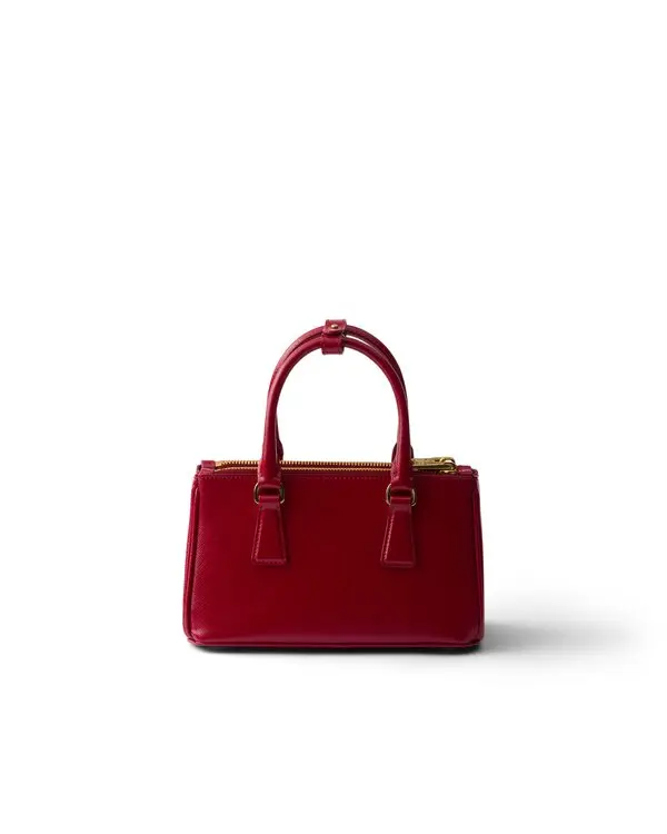 Prada Galleria Saffiano Leather Mini-bag - Cherry Red