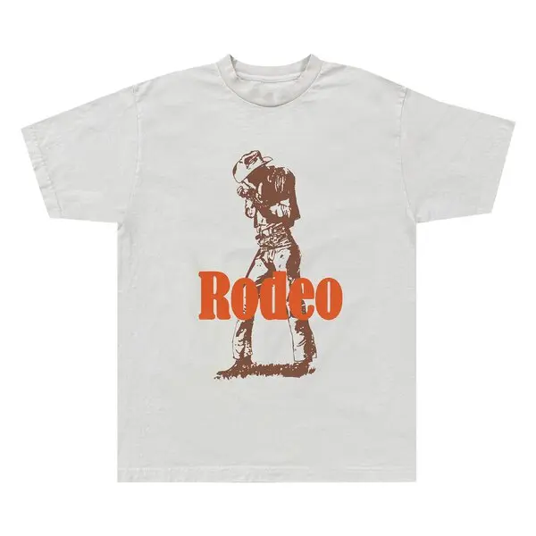 CACTUS JACK BY TRAVIS SCOTT Rodeo 10 Years Cowboy Tee - White