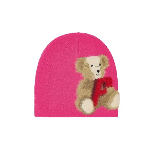 PALACE P Bear Nein Cuff Beanie - Pink