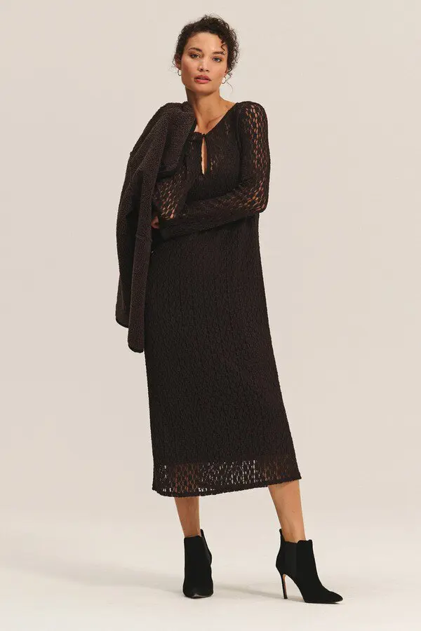 Velvet by Graham & Spencer | Tabitha Dress | S | Brown
