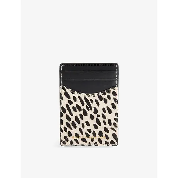 DUKE + DEXTER Dean Dalmatian Leather Card Holder
