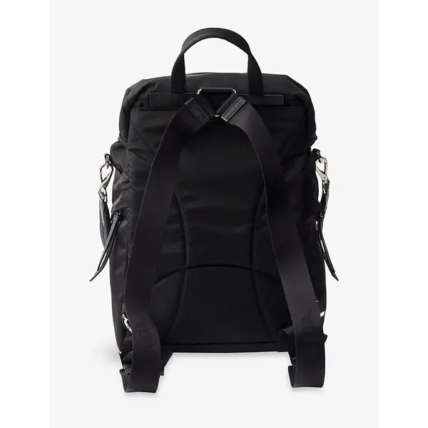 Prada Re-nylon Shell Backpack - Black