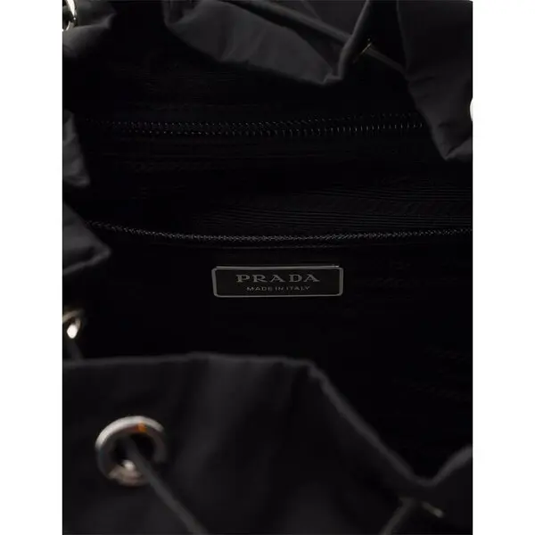 Prada Re-nylon Shell Backpack - Black