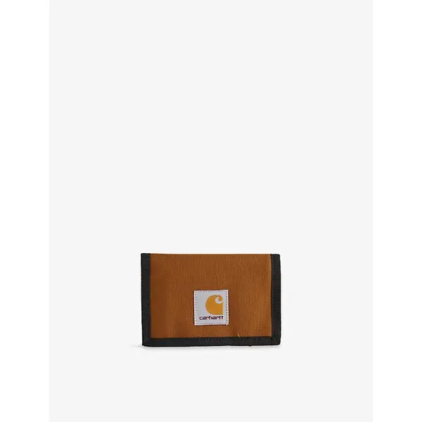 Carhartt Work In Progress Alec Logo-patch Canvas Wallet - Hamilton Brown