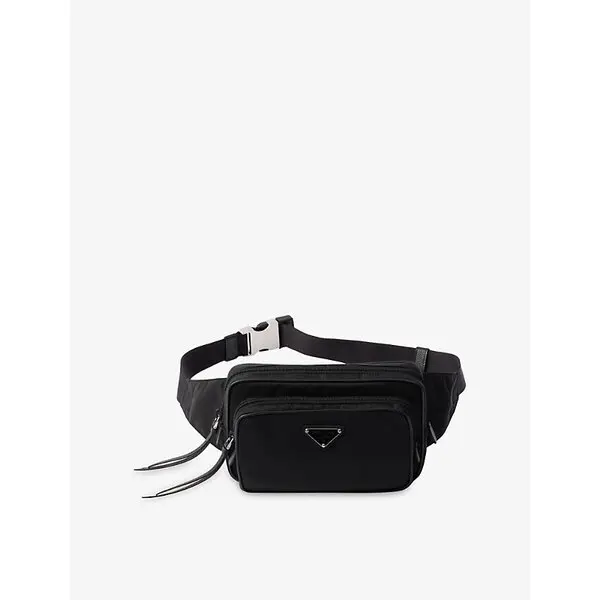 Prada Logo-plaque Re-nylon Belt Bag