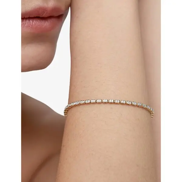 Monica Vinader 14ct Yellow- Lab-grown Diamond Tennis Bracelet