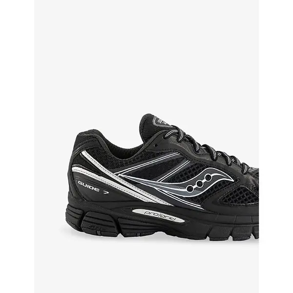 Saucony Progrid Guide Woven Trainers - Black Silver