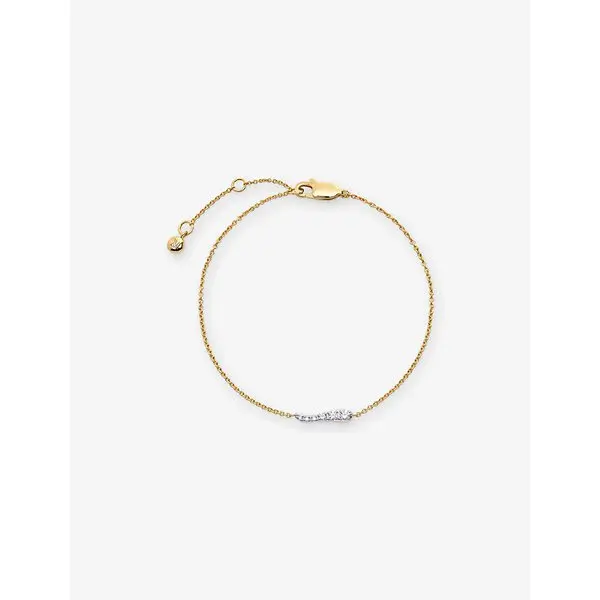 Monica Vinader Riva Lab-grown Diamond Bracelet - Gold
