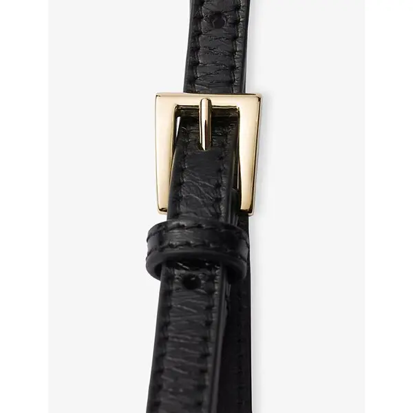 Prada Square-buckle Leather Belt