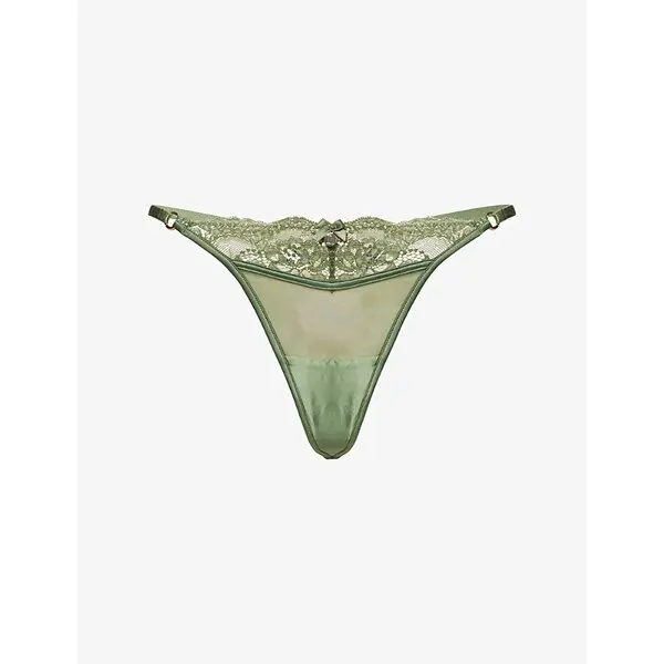 Lounge Brianna Lace G-string - Olive