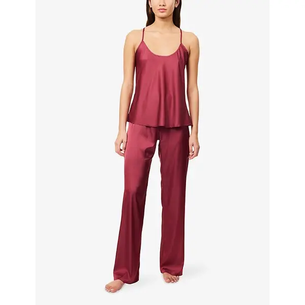 THE NAP CO Cami And Trouser Pyjama Set - Plum