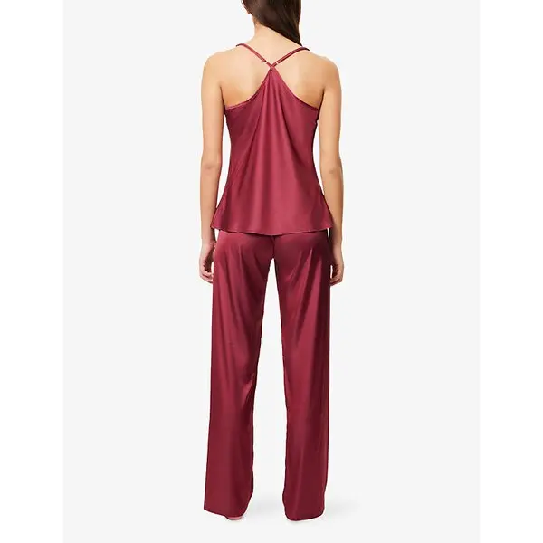 THE NAP CO Cami And Trouser Pyjama Set - Plum