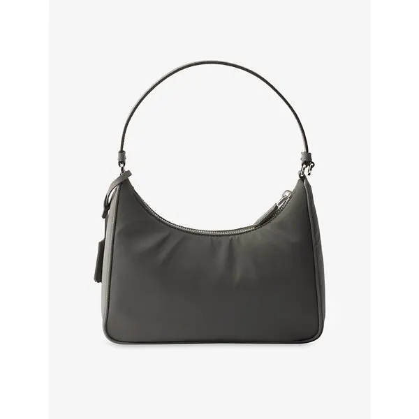 Prada Mini Re-edition 2005 Re-nylon Shoulder Bag - Grey