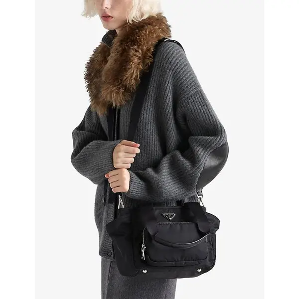 Prada Re-nylon Tote Bag - Black