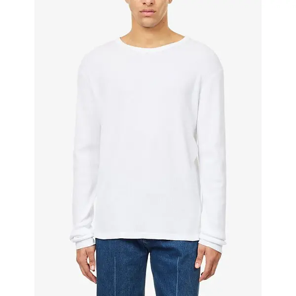 AUSTIN POST Thermal Crewneck Cotton Top