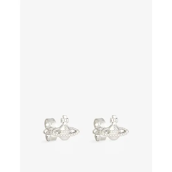 VIVIENNE WESTWOOD Farah -plated Brass Earrings - Platinum