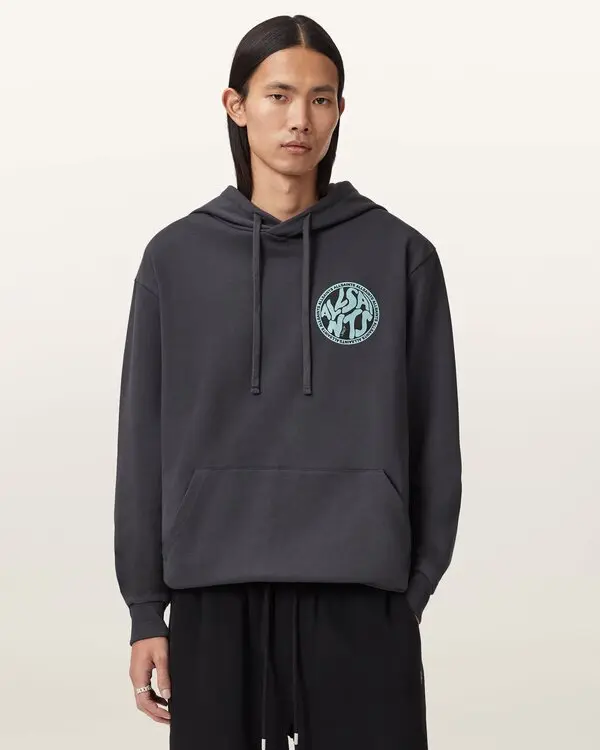 ALLSAINTS Distortion Graphic Hoodie