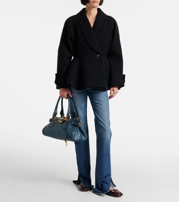 Chloé Paddington Leather Shoulder Bag - Blue