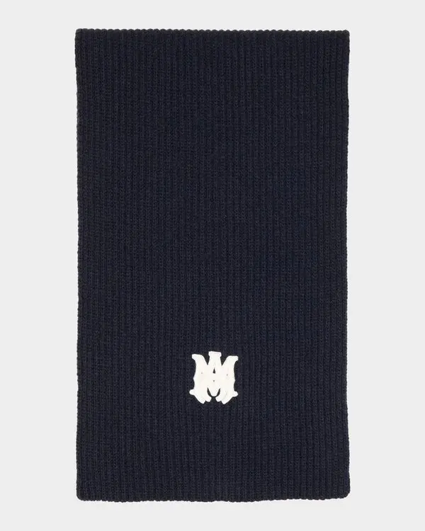 Amiri Apos;s Ma Ribbed Wool Scarf - Midnight B