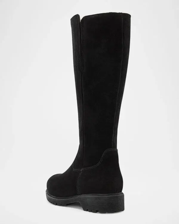 La Canadienne Harry Shearling-lined Suede Knee-high Boots