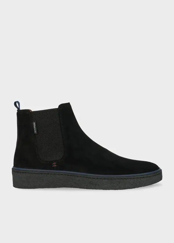 Paul Smith Suede 'bash' Boots - Black