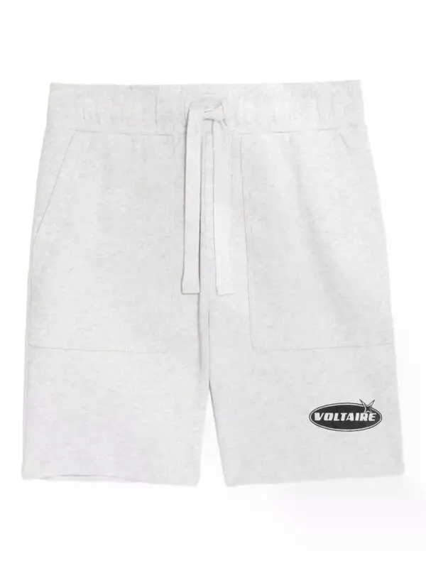 Zadig&Voltaire Logo Drawstring Fleece Shorts