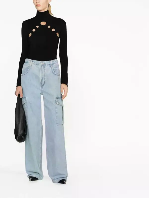 AGOLDE Minka Cargo Wide-leg Jeans