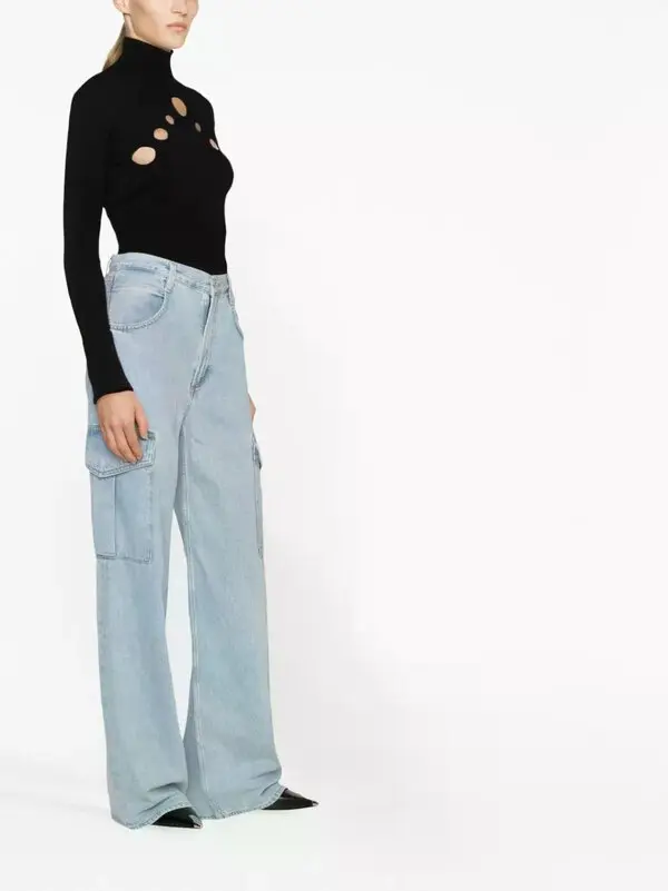 AGOLDE Minka Cargo Wide-leg Jeans